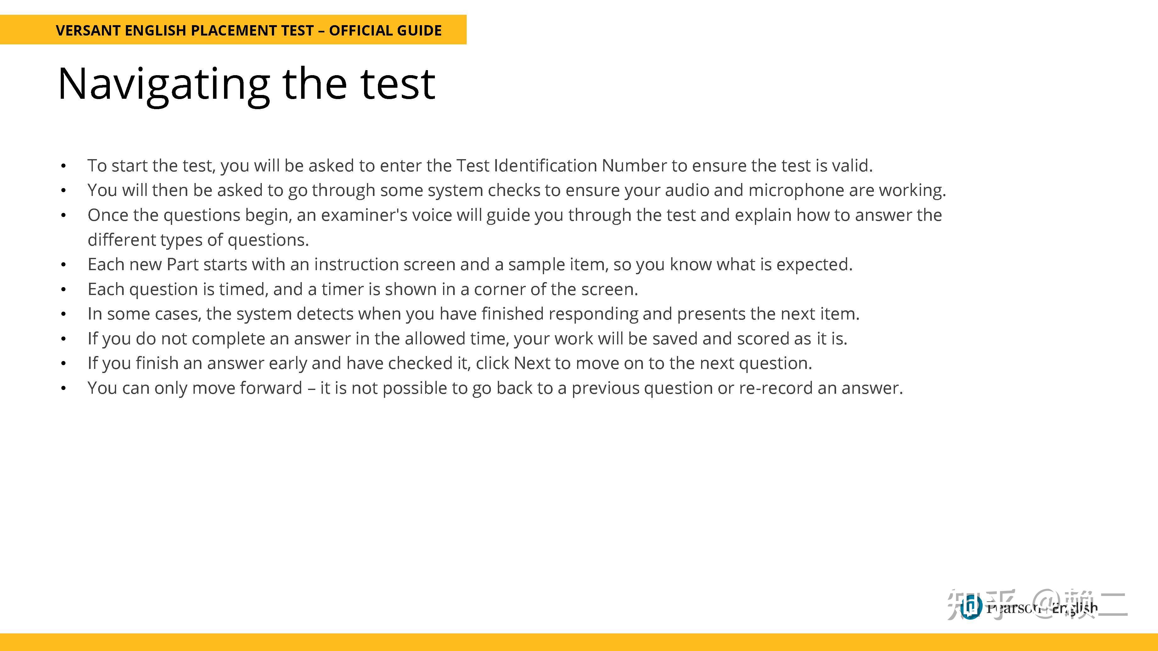 Versant English Placement Test (VEPT) 考试大纲 - 知乎