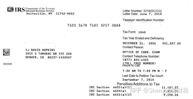 「美国报税季」速看！欠税通知书的这些代码，一定要了解 - 知乎
