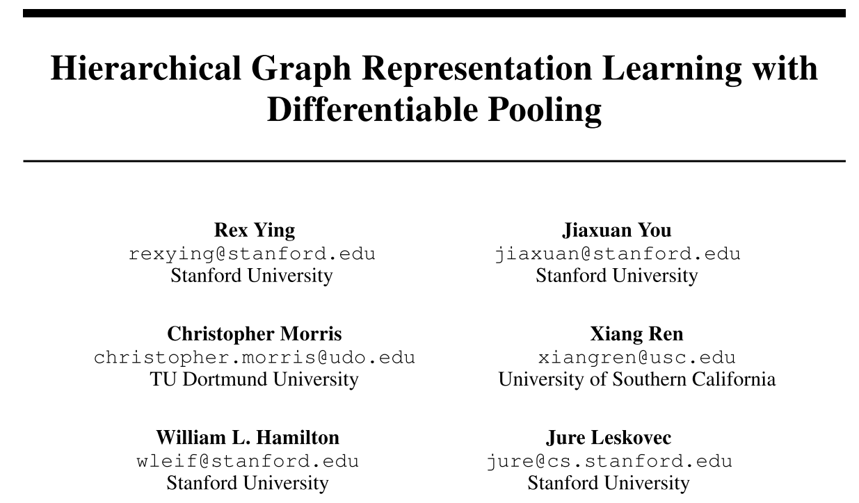 Hierarchical Graph Representation Learning - 知乎