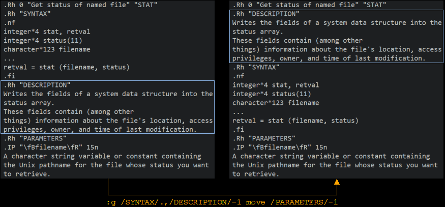 VIM学习笔记 全局命令(Global Command) - 知乎