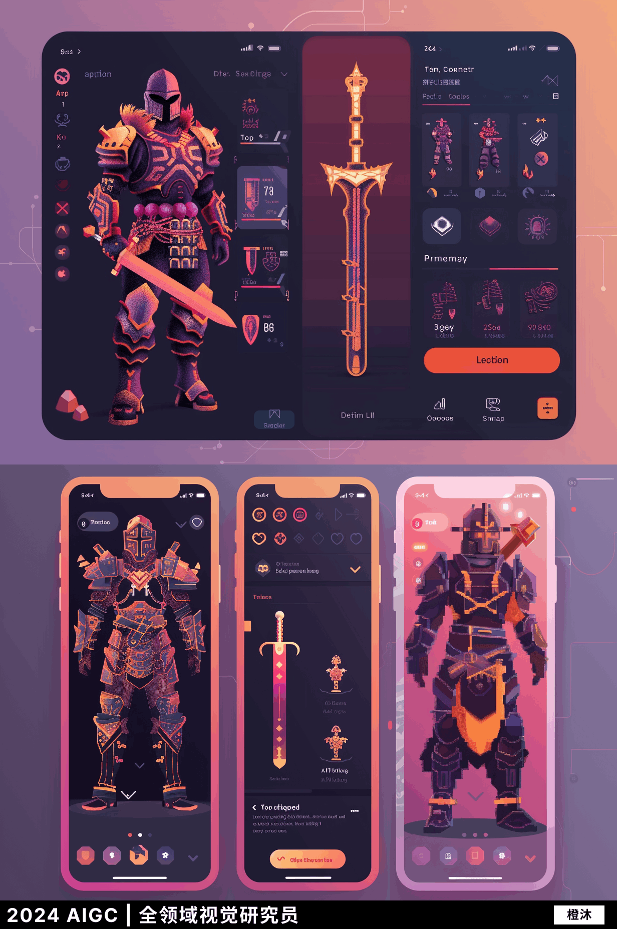 9 款 AIGC 游戏角色 UI 风格探索，哪款能戳中你的心？ - 知乎