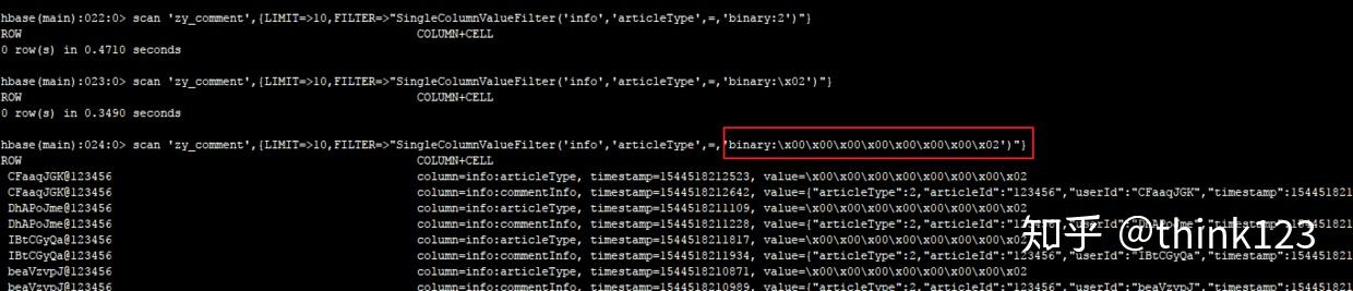 HBase scan命令详解 - 知乎