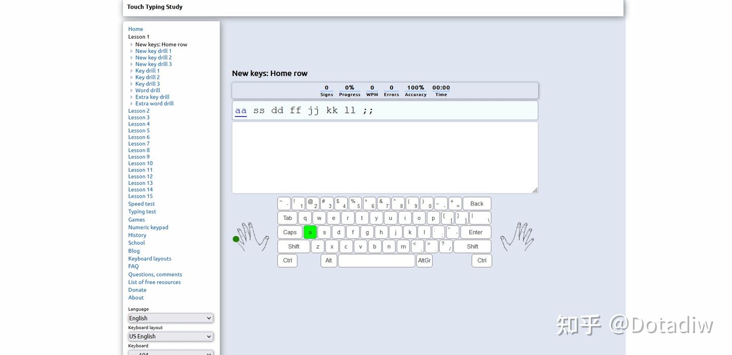 学会全盲打你也能键指如飞 - 打字练习网站安利 - 知乎