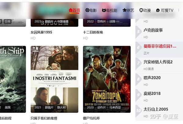 webhub123 收录12个可以免费在线观看超清电影电视动漫 - 知乎