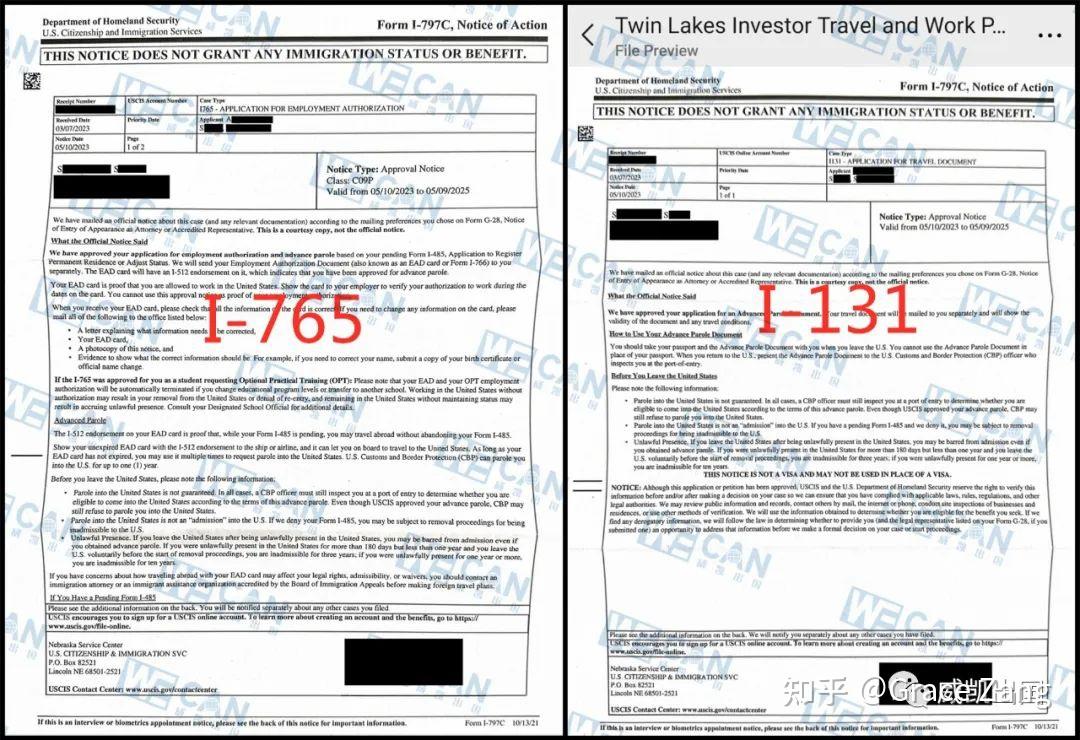 美国移民申请人必看：I-765/131/485/526E，都是什么？ - 知乎