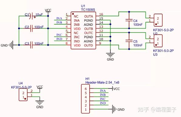 51单片机学习笔记17 4线双极性马达和SG90舵机 - 知乎