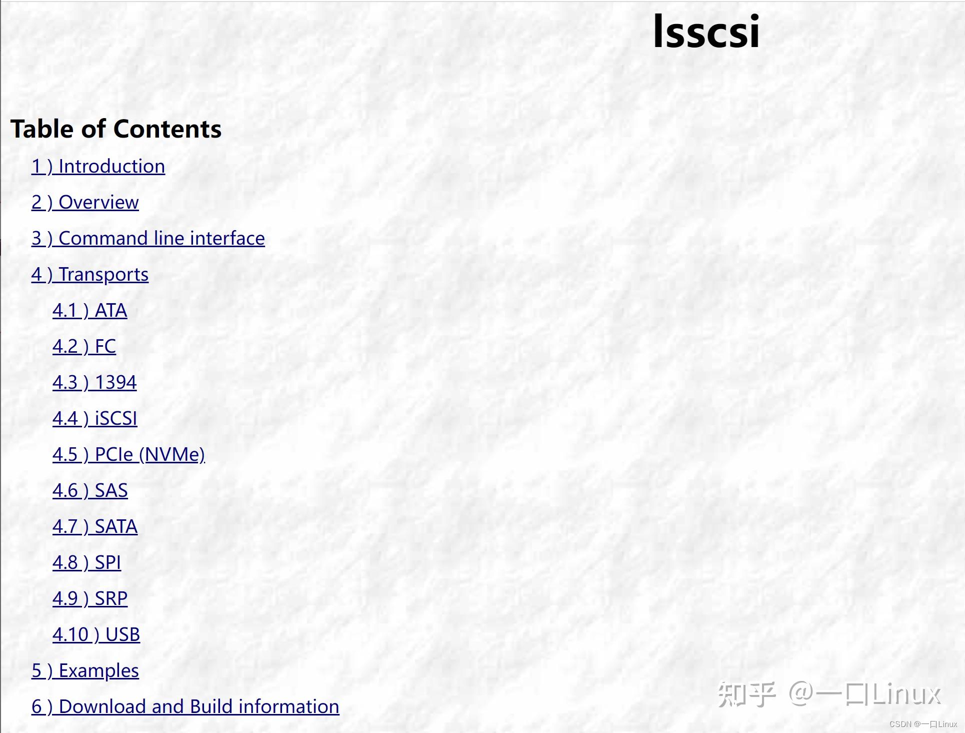 Linux命令lsscsi详解 - 知乎