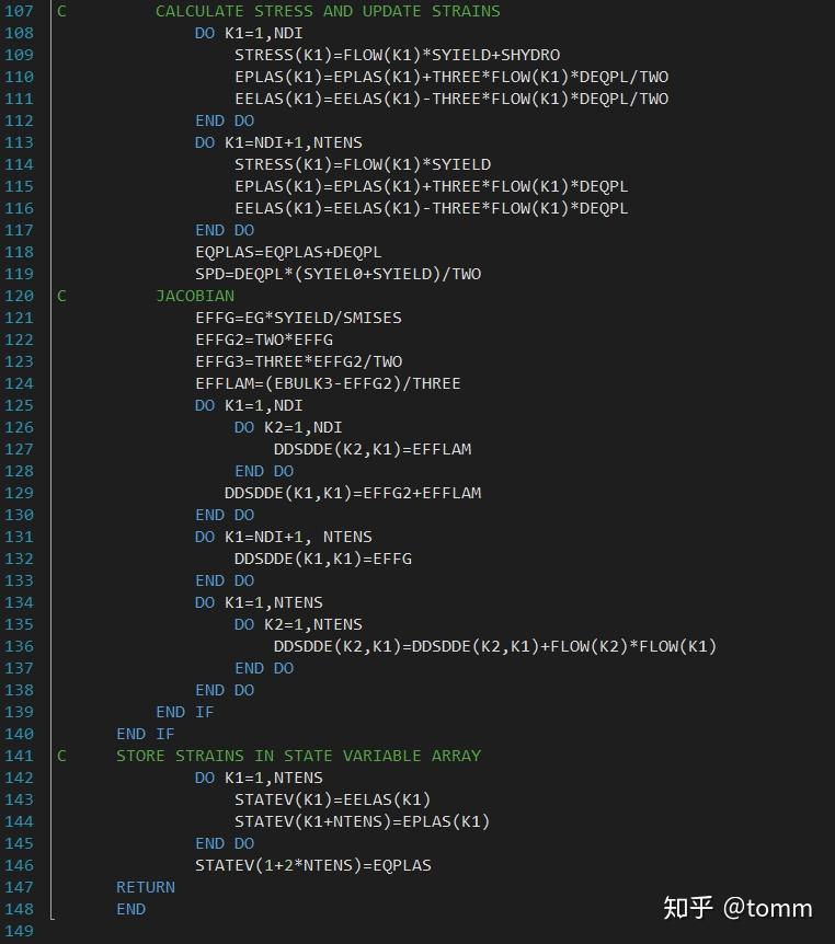ABAQUS 子程序UMAT进阶-VonMises Plasticity模型 - 知乎