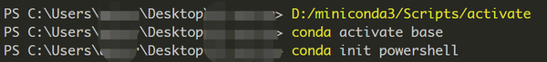解决windows11在vscode中powershell终端无法调用anaconda/miniconda的base虚拟环境 - 知乎
