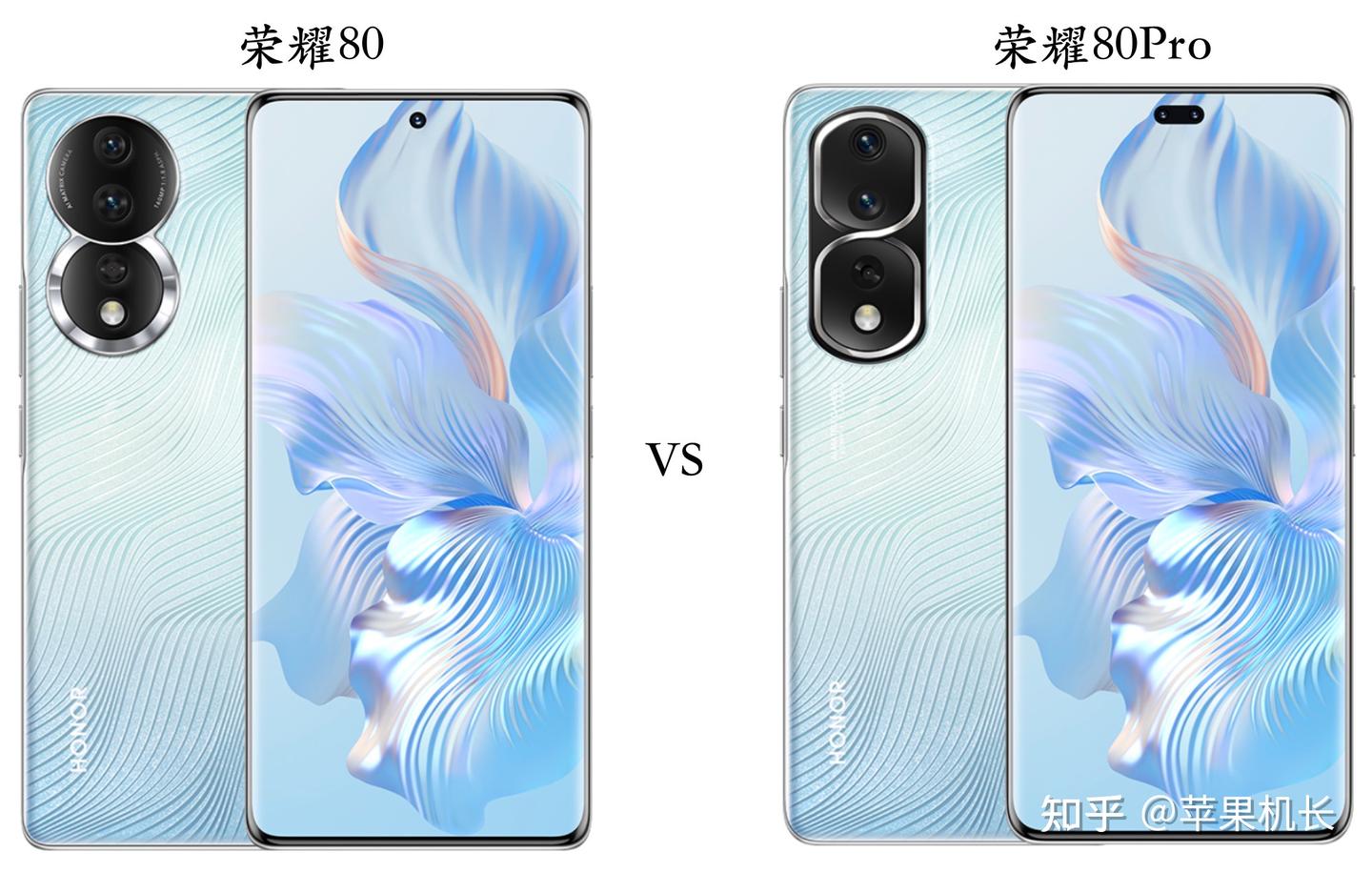 荣耀80与荣耀80Pro全面对比：区别很明显 - 知乎