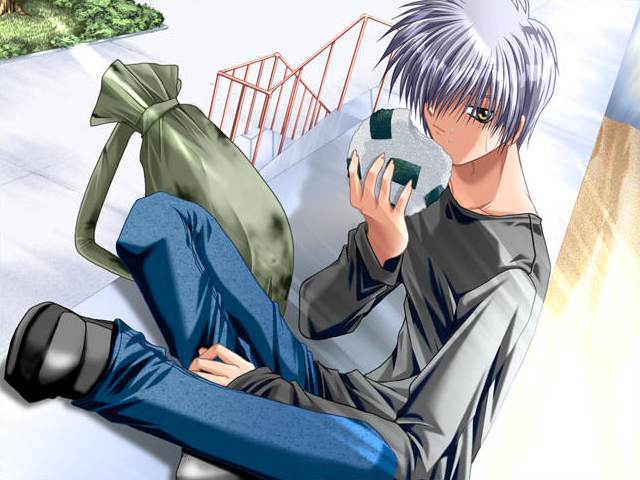 为什么部分 gal game 的男主没有正脸？ - 知乎