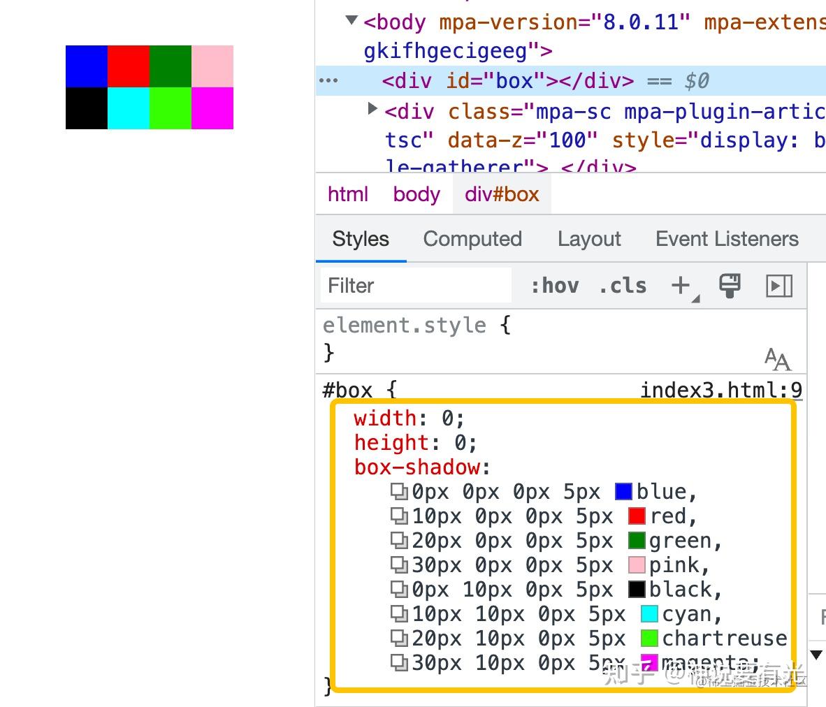 box-shadow 高阶玩法：纯 CSS 画蒙娜丽莎和粒子星空 - 知乎