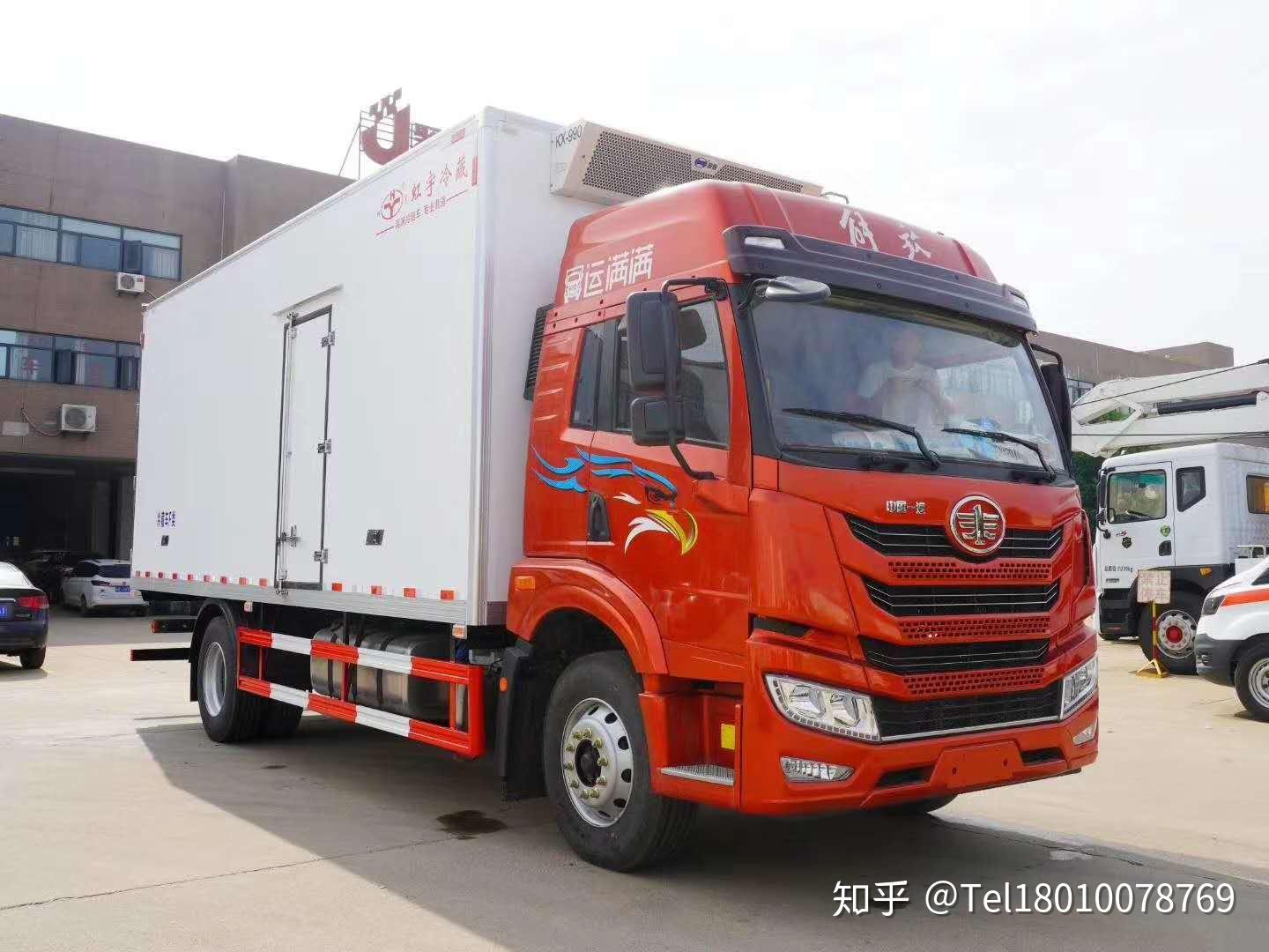 解放龙VH2.0高顶双卧6米8冷藏车6.6排量240马力 - 知乎