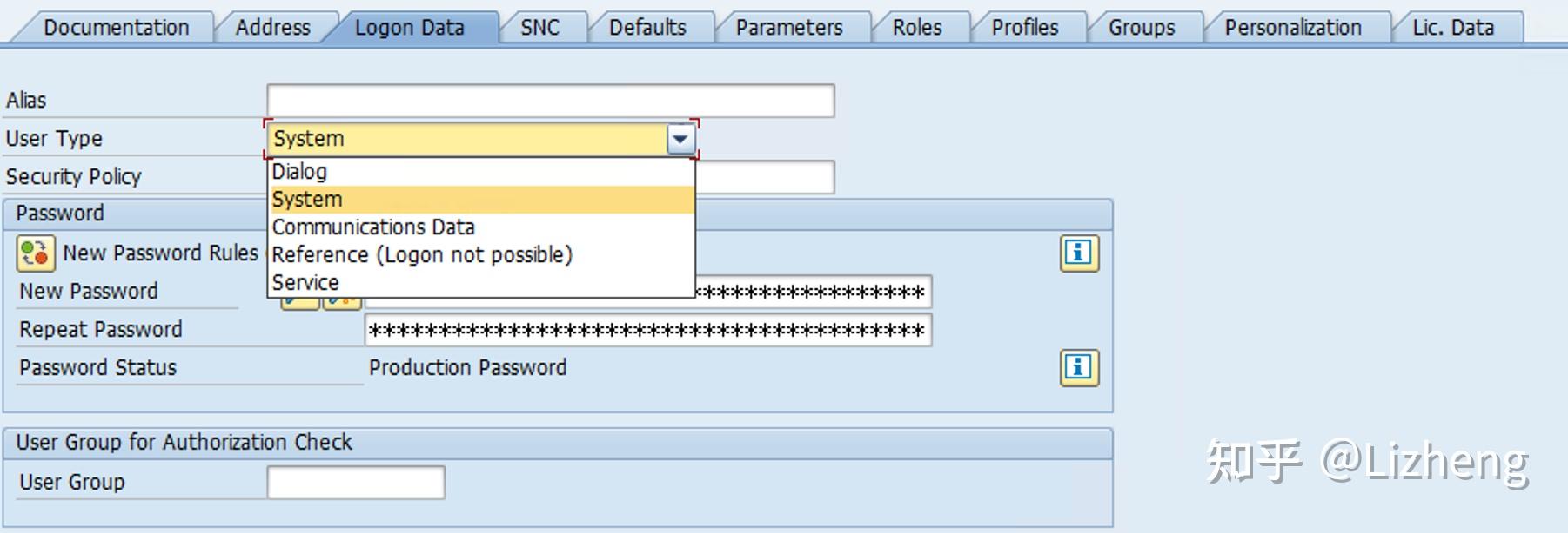 SAP SU01创建用户 - 知乎