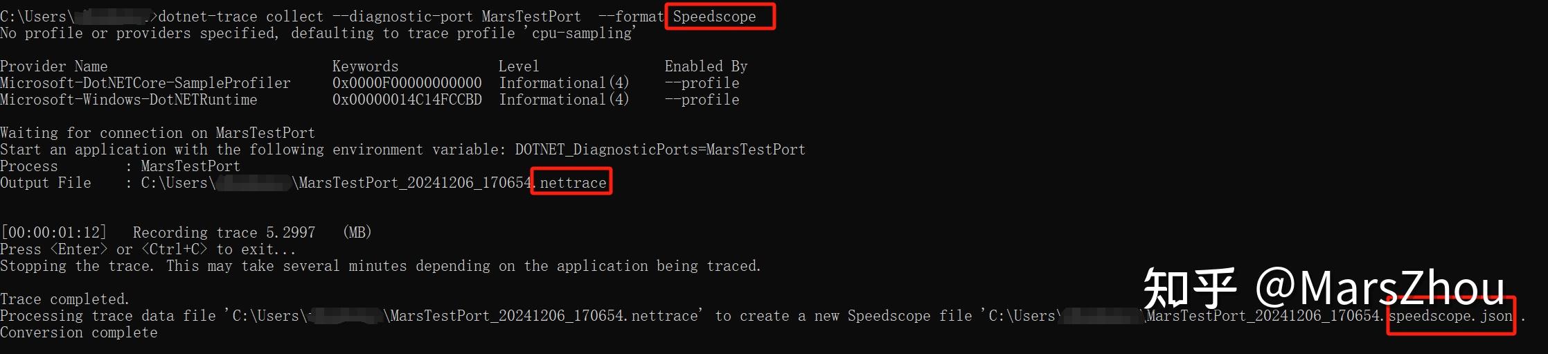 使用 dotnet-trace 进行 .NET 的性能收集和分析 - 知乎