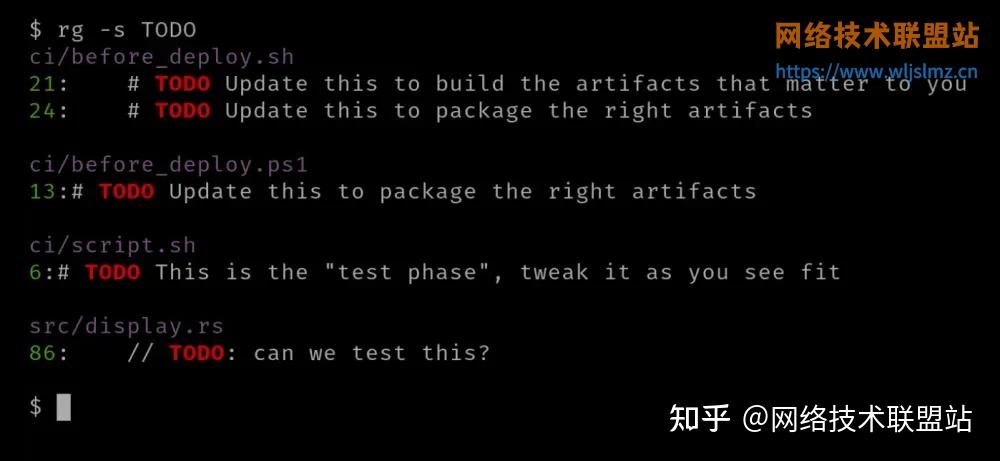 如何在 Linux 中使用 ripgrep (rg) 命令？ - 知乎