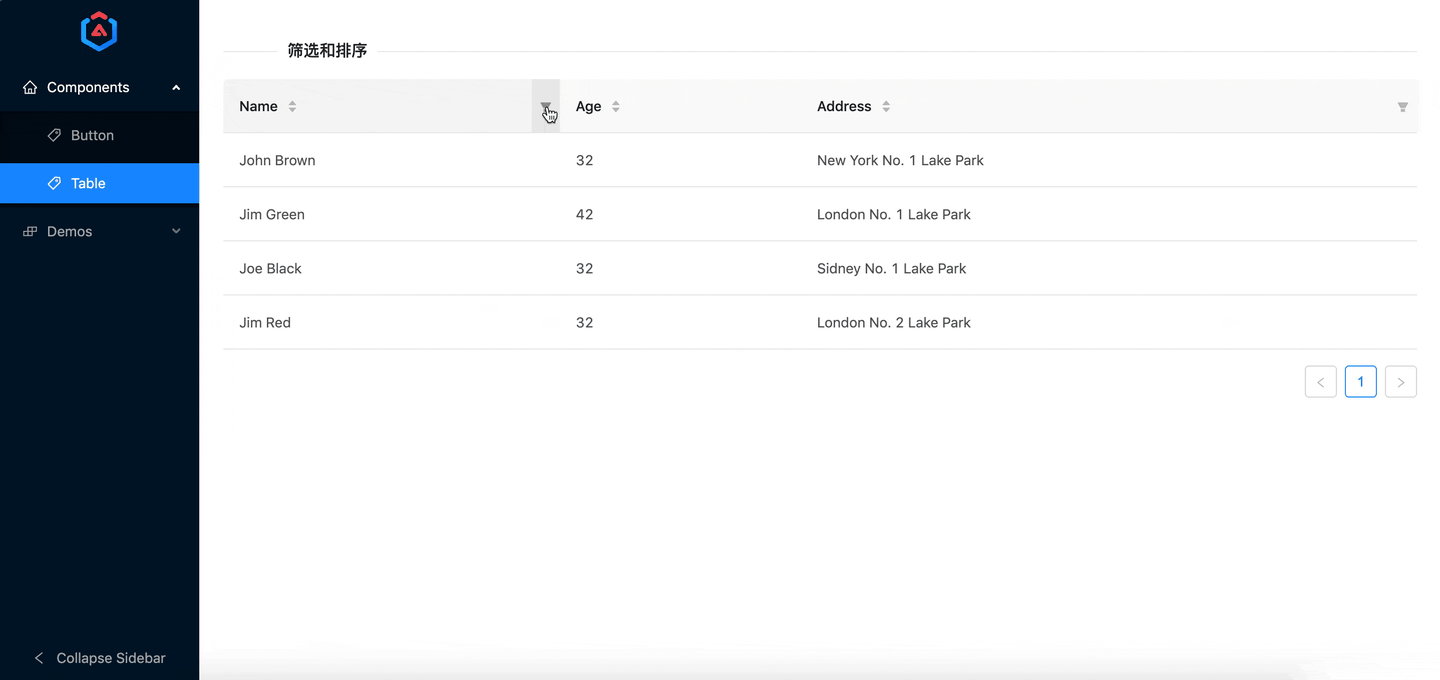 [Angular 组件库 NG-ZORRO 基础入门] - Table：排序 / 筛选 - 知乎