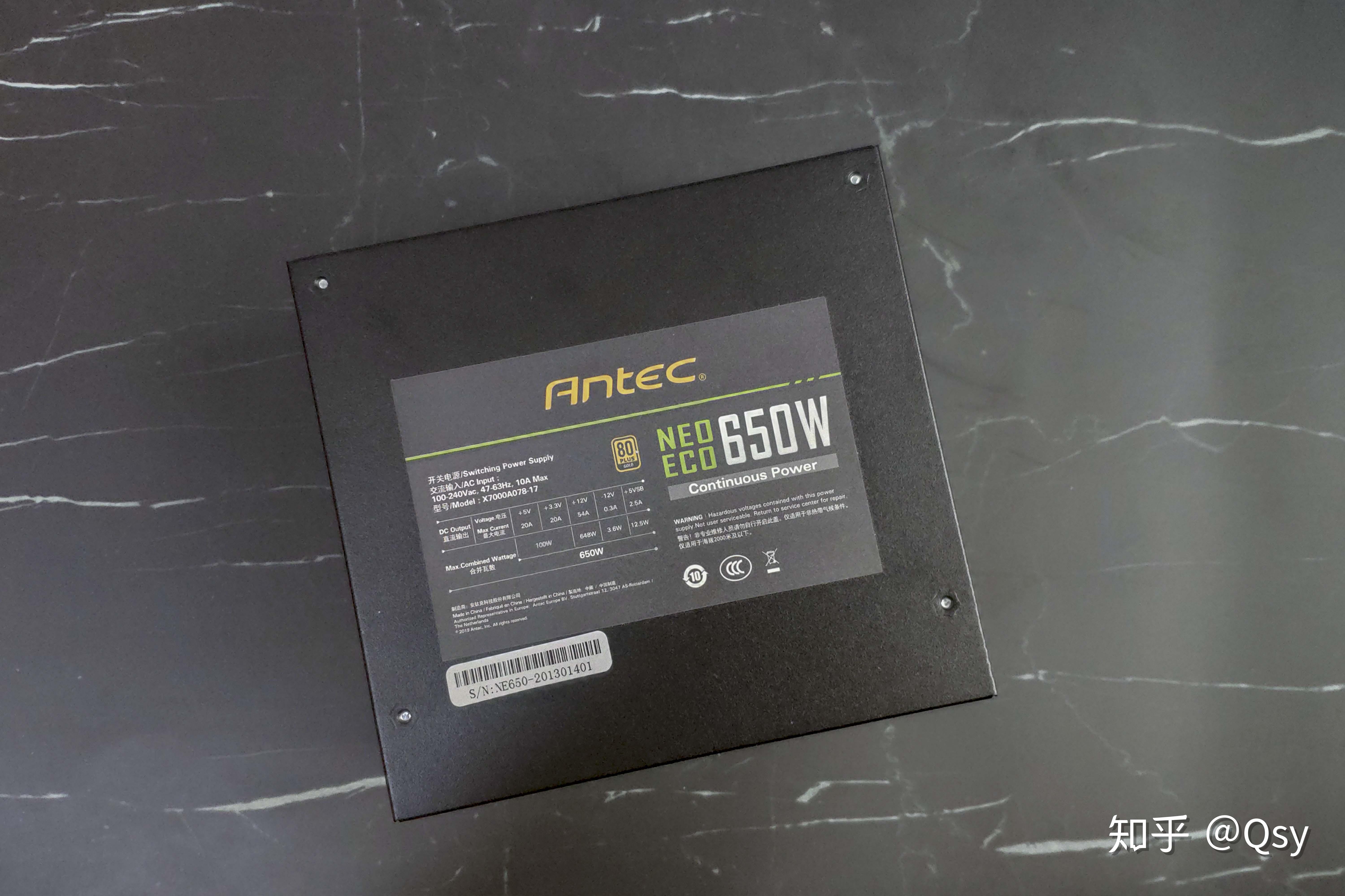 主机升级前奏战——安钛克NE650金牌全模组电源评测 - 知乎