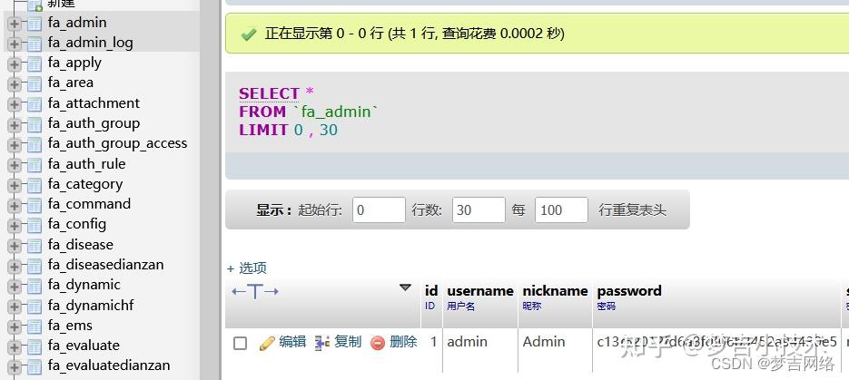 fastadmin忘记超级管理员密码？怎么重置？我来教你 - 知乎