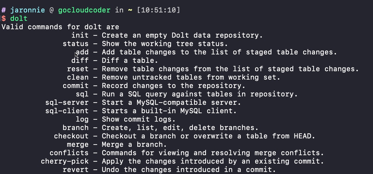 可使用 git 操作的数据库 dolt - 知乎
