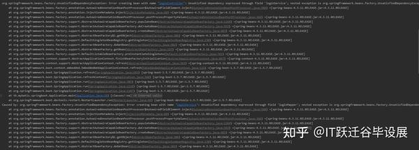 Error Creating Bean With Name ‘xxx Unsatisfied Dependency Expressed Through Field ‘xxx 知乎