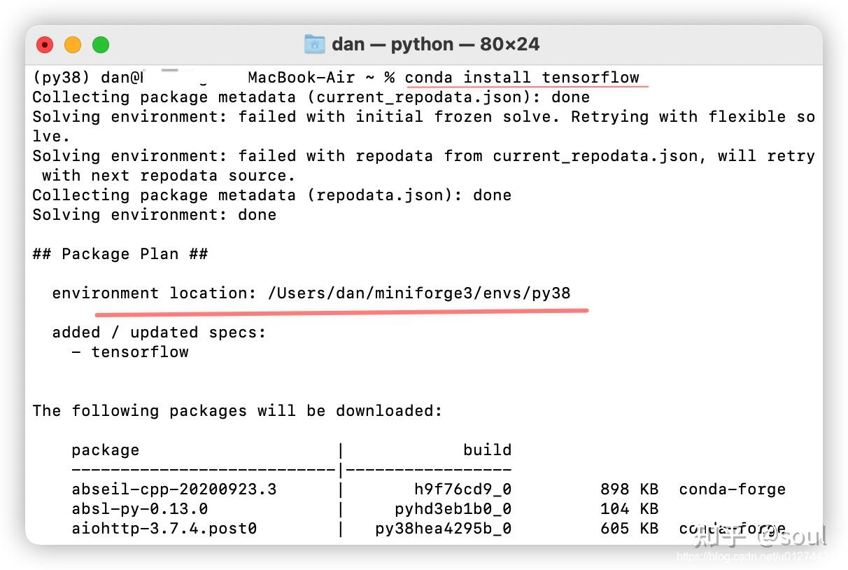 Apple MacBook M1 Anaconda安装 Tensorflow - 知乎
