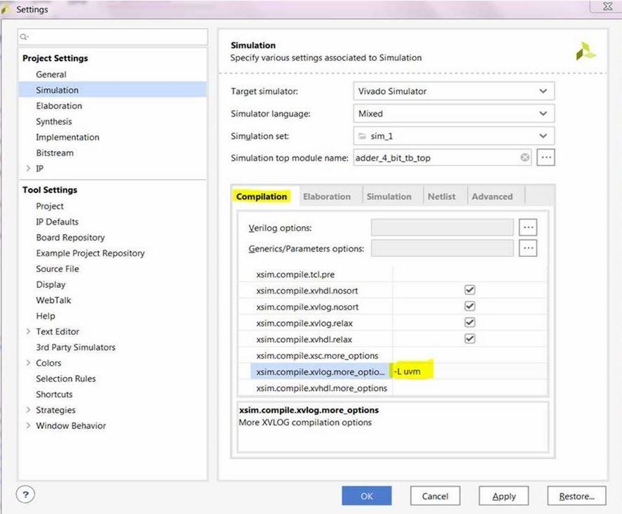 Vivado 仿真器中的通用验证方法学 (Universal Verification Methodology, UVM) 支持 - 知乎