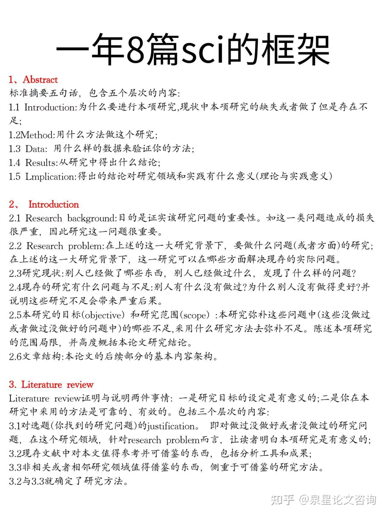一年8篇sci，全靠这个结构模板 - 知乎