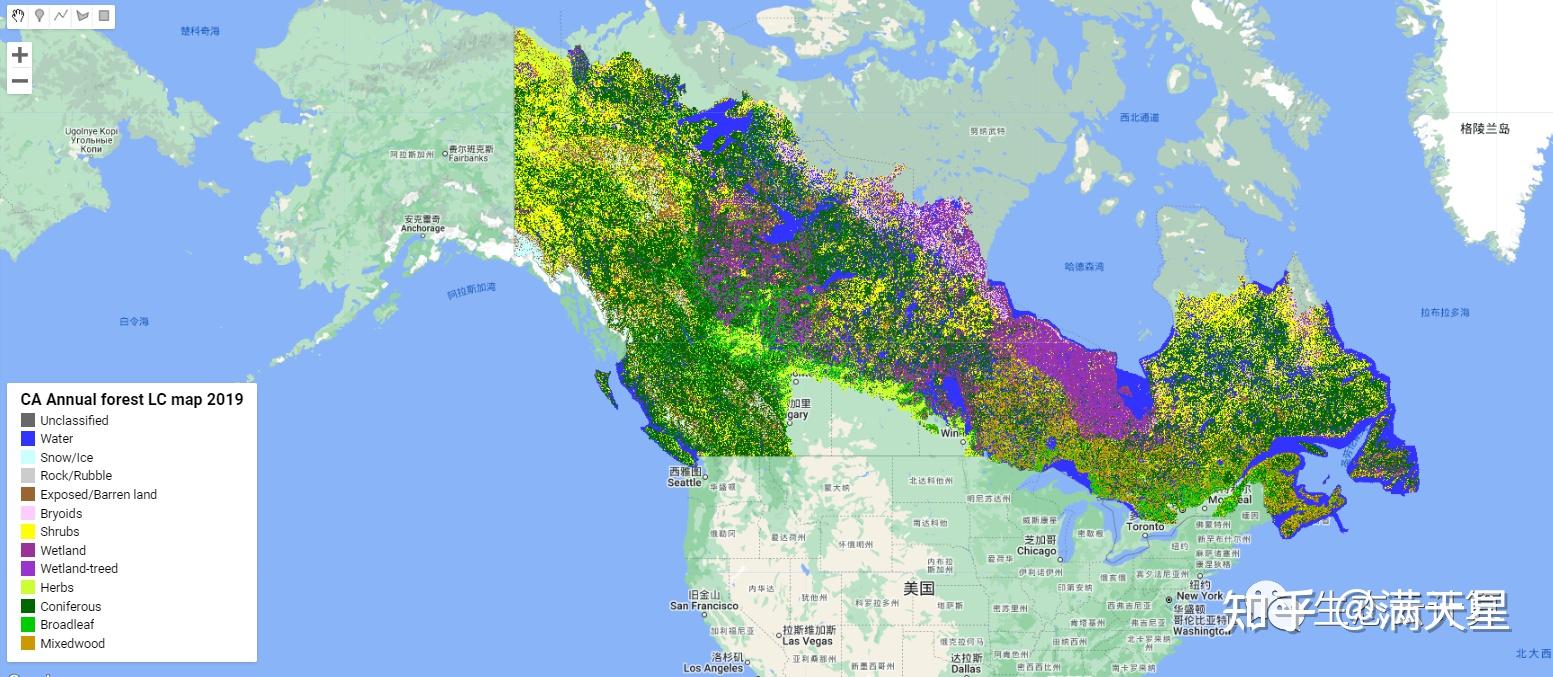 加拿大森林生态系统的高分辨率年度林地覆盖图（1984-2019） - 知乎