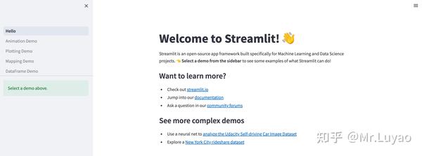深度学习/机器学习项目的前端展示利器--Streamlit - 知乎