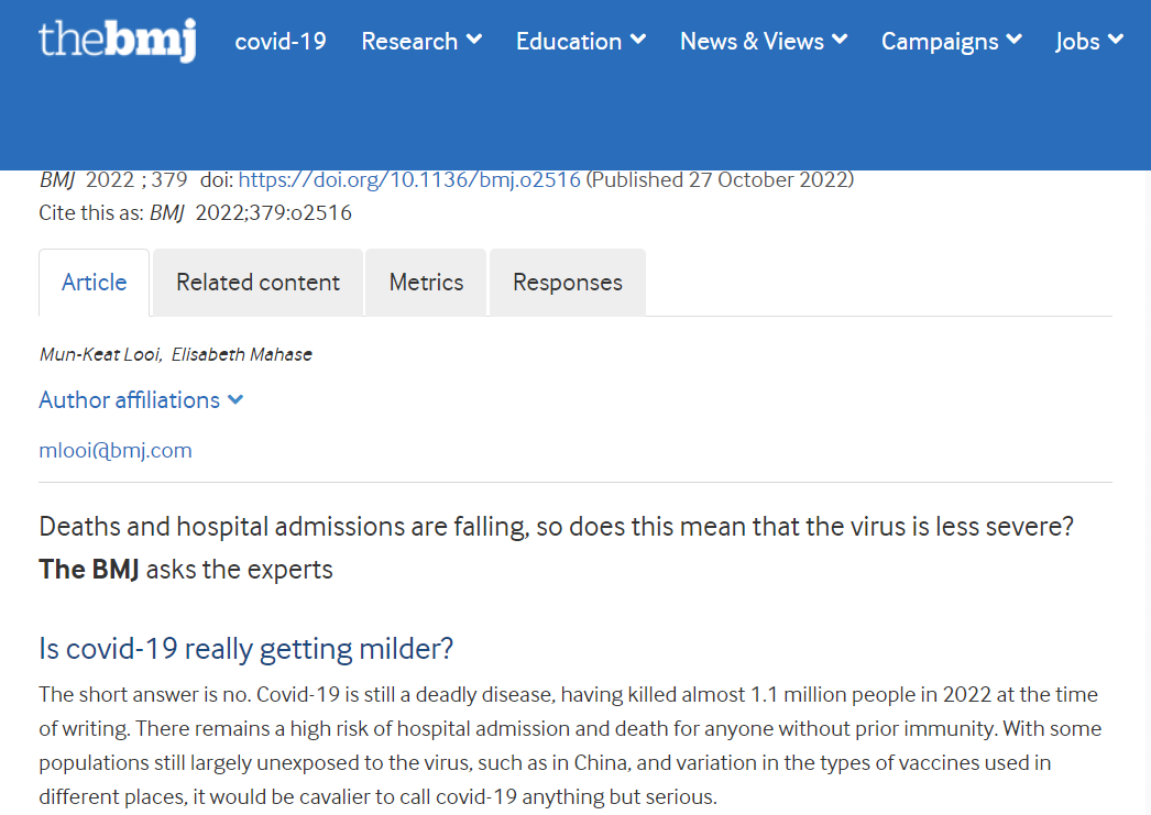 英国医学杂志：新冠变温和了吗？ - 知乎