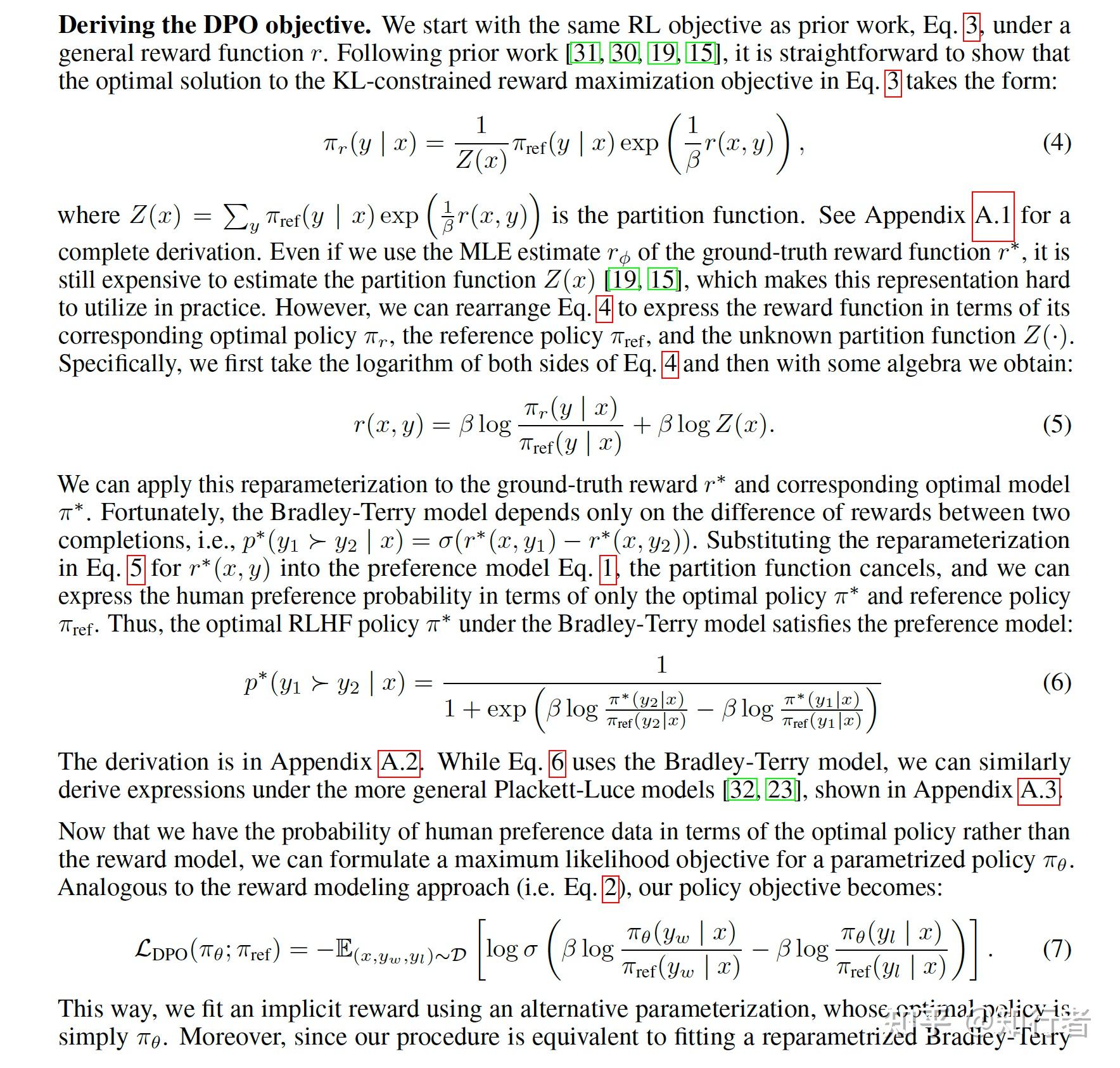 DPO: Direct Preference Optimization: Your Language Model is Secretly a Reward Model - 知乎