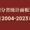 A00860 中国分省统计面板数据（2004-2023）免费下载！！！ - 知乎