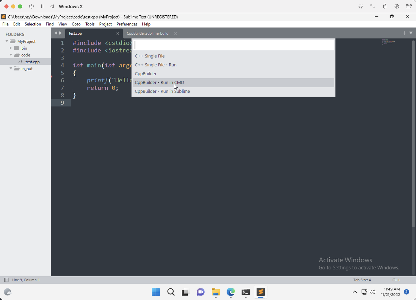 【全网最新、最详细】如何使用 Sublime Text 4 优雅地写C++？ - 知乎