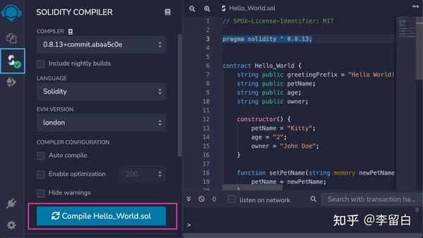 Solidity教程——学习如何构建您的第一个智能合约 - 知乎