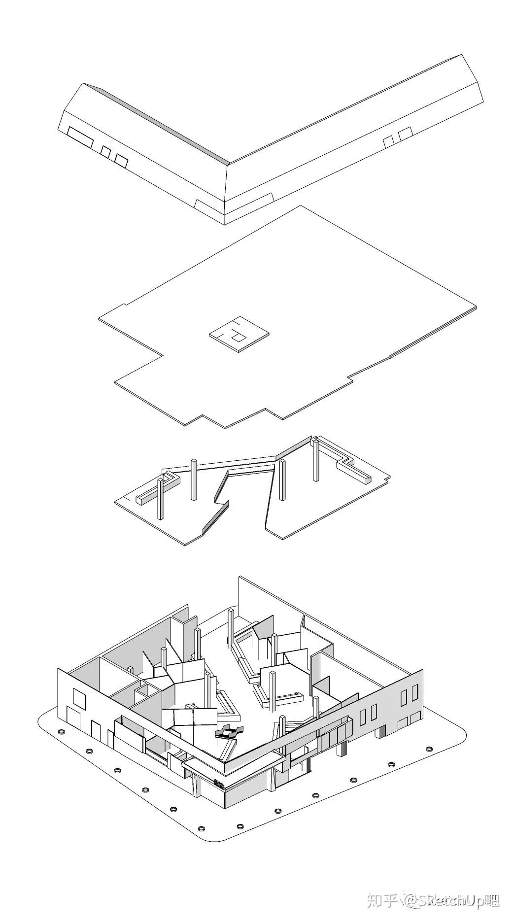 用SU+Layout如何轻松做出清新轴测图？ - 知乎