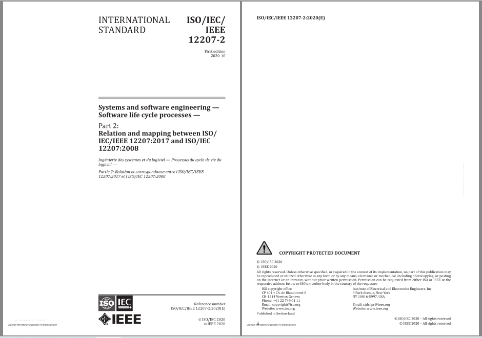 ISO/IEC/IEEE 12207-2-2020【中文版翻译PDF原版】系统和软件工程软件生命周期过程第2部分 - 知乎