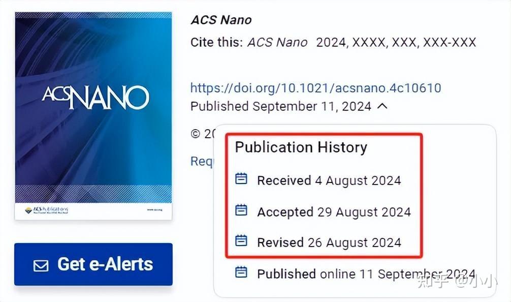 ACS材料领域的旗舰期刊，IF=15+，1个月录用，收稿范围广，巨巨巨好发 - 知乎
