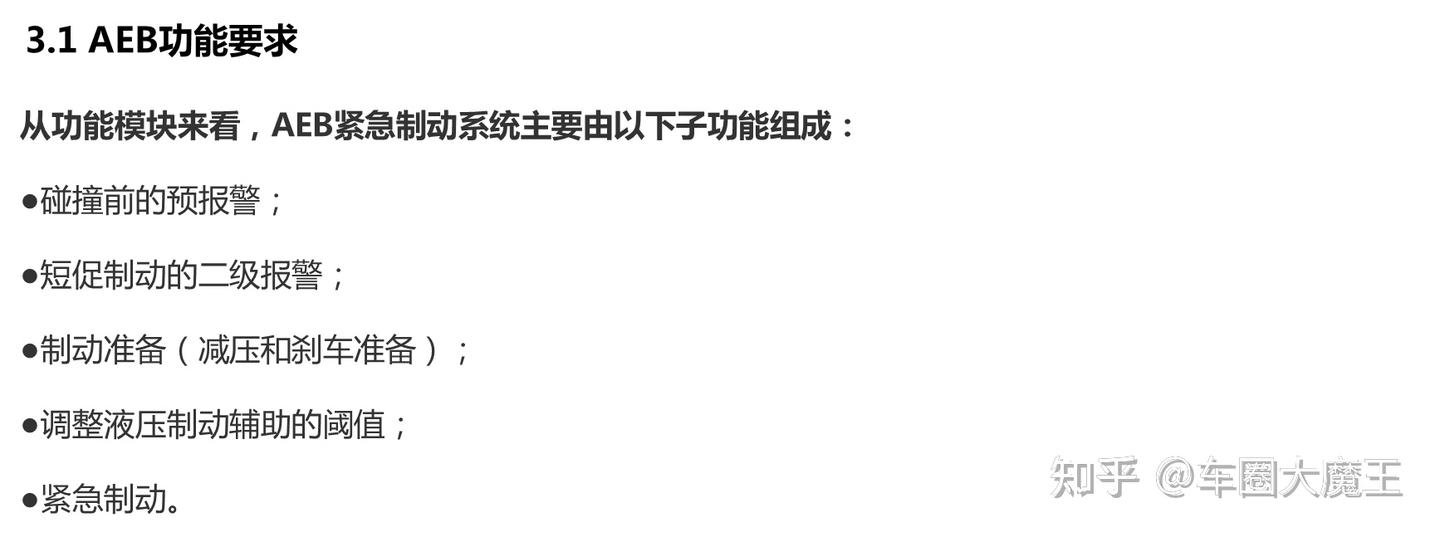 底盘电控知识（7）AEB知识介绍 - 知乎