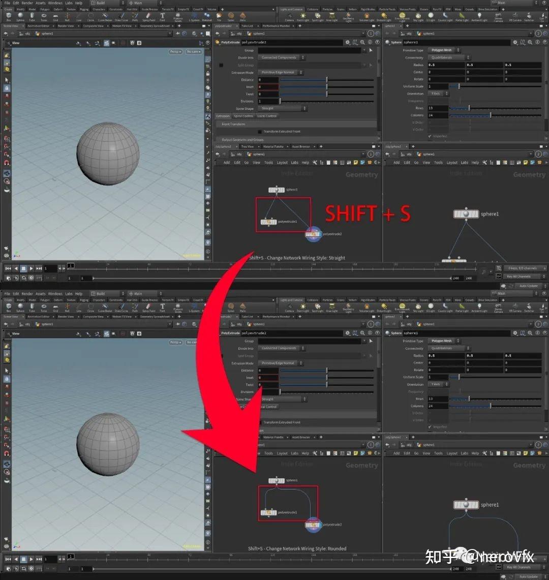 houdini几个常用快捷键分享 - 知乎