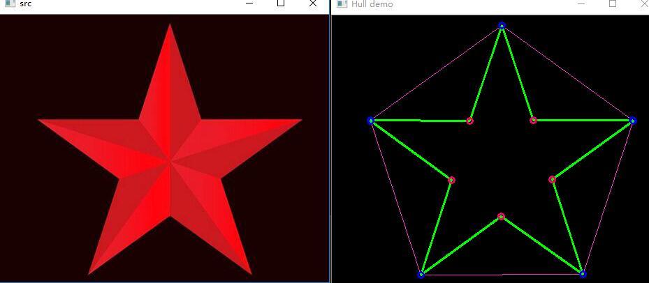 opencv实战从0到N （14）- 凸包算法 convexity defects - 知乎