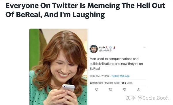 今年爆火的社交新平台BeReal，你还不知道？ - 知乎