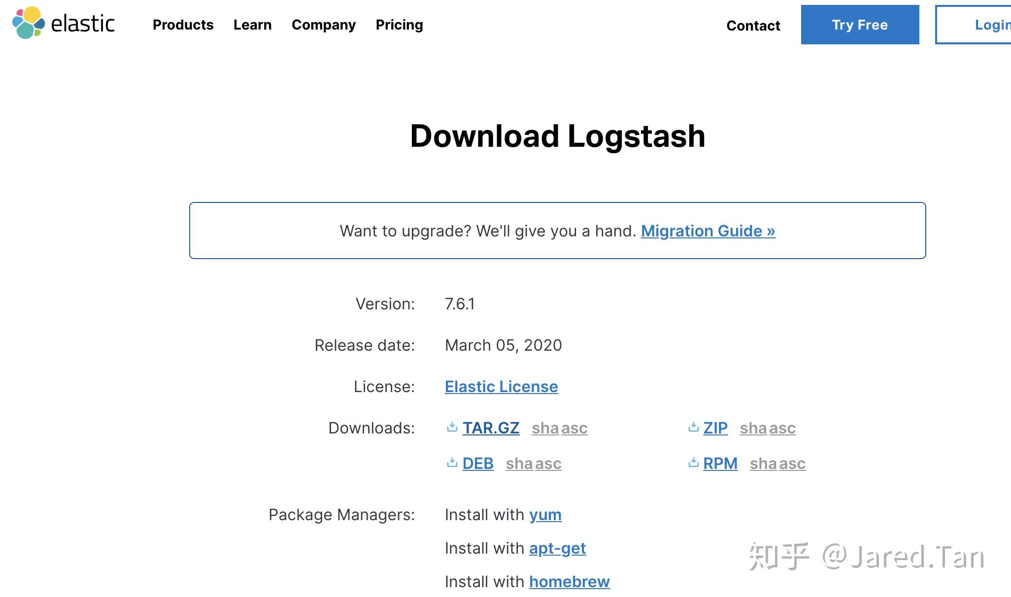 ELK 之 Logstash 的安装与导入数据 - 知乎