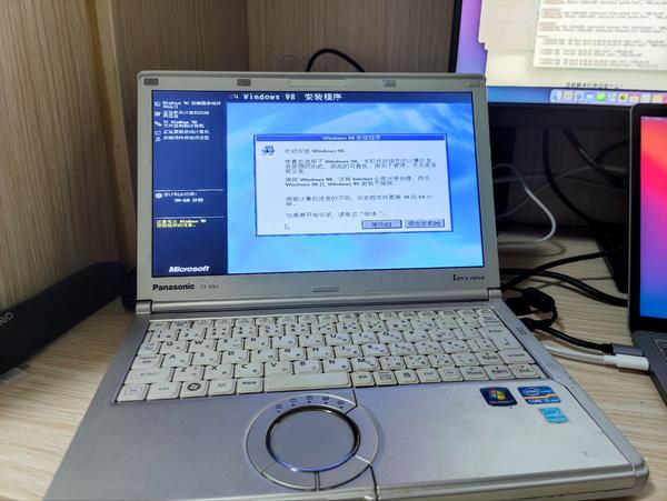 在一台“现代”pc上安装windows 98（松下cf Nx1） 知乎