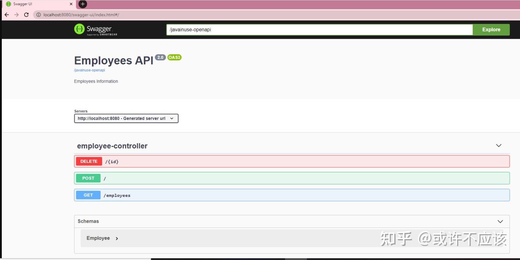 Spring Boot Swagger 3 OpenAPI 3 