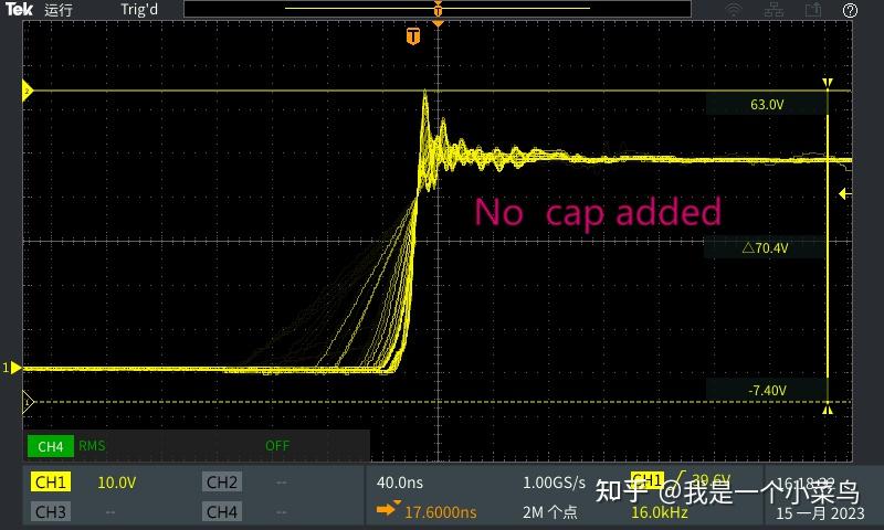 直流无刷BLDC RC Snubber吸收电路调试 - 知乎