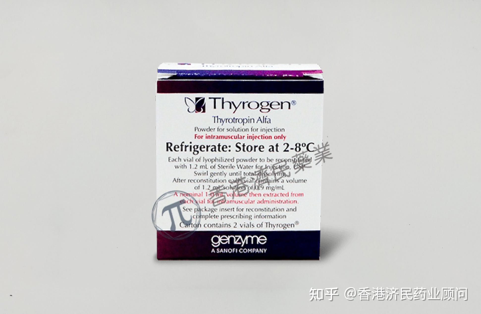Thyrogen (thyrotropin alfa，促甲状腺激素α)适应症和重要的安全信息 - 知乎
