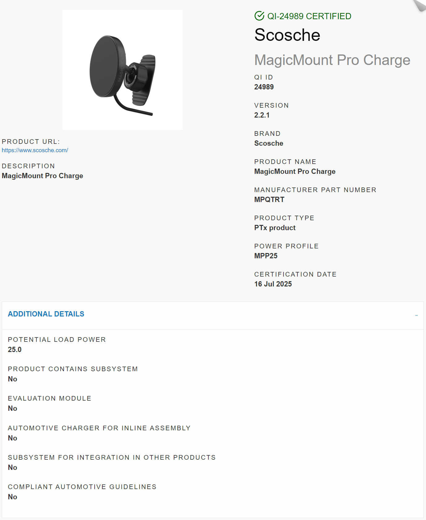 WPC公布首批12款Qi2.2无线充25W认证产品，为iPhone 17系列做足准备 - 知乎