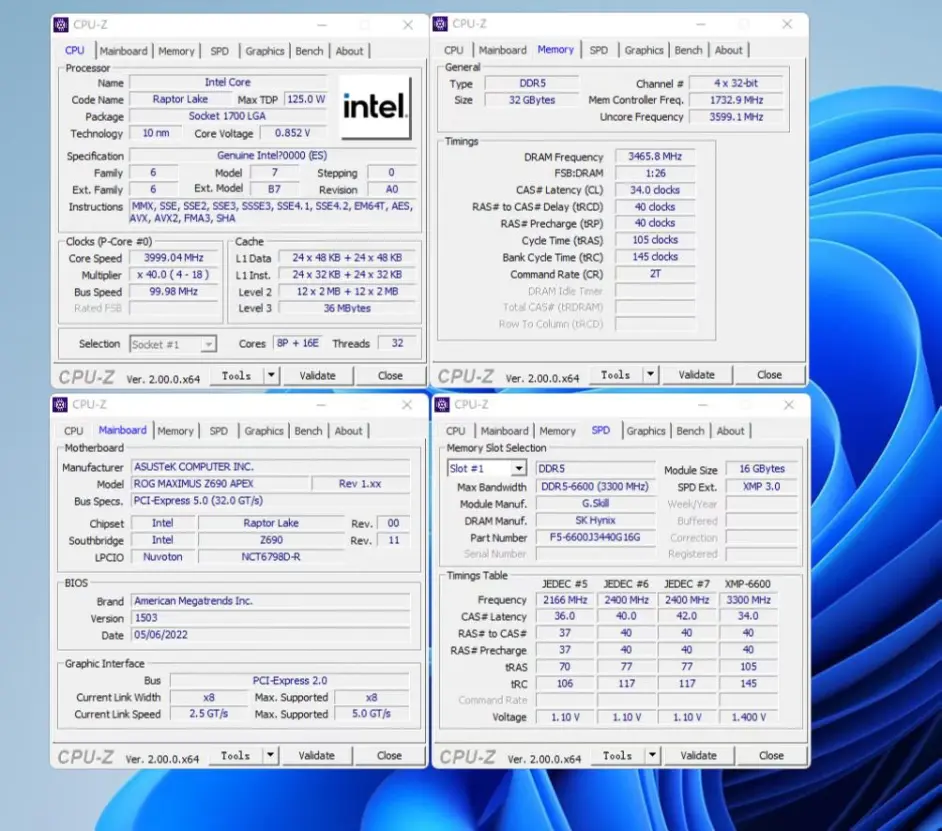 Raptor Lake！Intel i9-13900K ES实物信息简单分享 - 知乎
