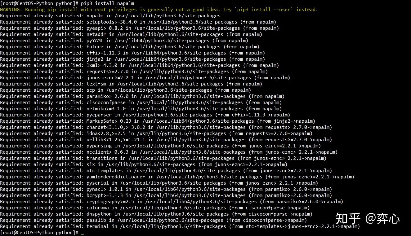 网络工程师的Python之路 --- NAPALM - 知乎